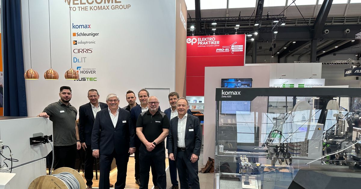 Komax at Eltefa: Focus on automated and digitalized cabinet building ...
