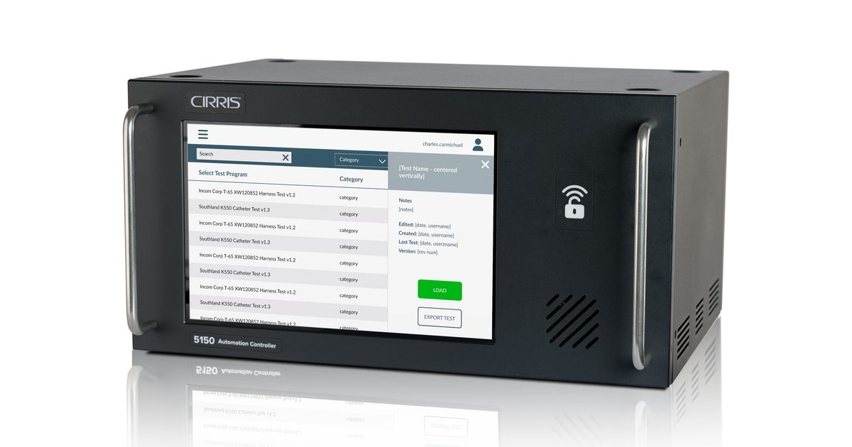Cirris unveils new 5150 Tester for flexible automation and electrical ...